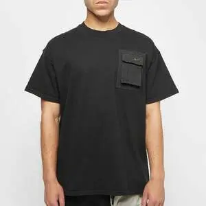 Nike X Travis Scott Cactus Jack Embroidered Logo Pocket T-shirt - Black