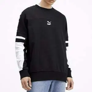 PUMA Round Neck Long Sleeve Casual Sports Sweatshirt