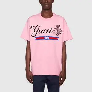 Gucci Pineapple Cotton T-shirt