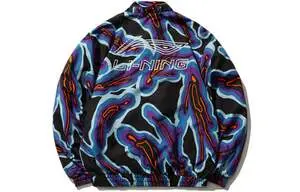 LI-NING Printed Zip-up Windbreaker