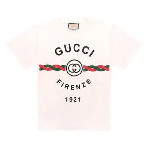 Gucci Firenze Print Tee - White