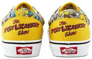 VANS The Simpsons X Era 'itchy & Scratchy' Low Top Sneakers - Yellow