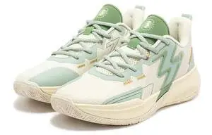 361 DEGREES Big3 Team Athletic Sneakers - Beige/green