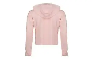 Nike Yoga Jersey Crop Hoodie - Pink