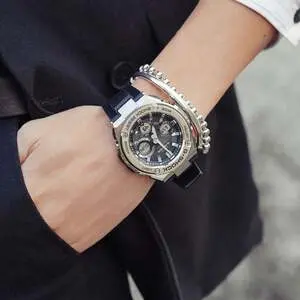 Casio G-shock G-steel Stainless Steel And Resin Watch - Black