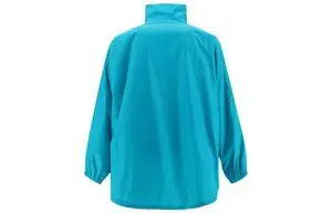 Balenciaga Logo Zip-up Jacket - Teal