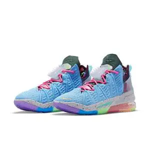 Nike Lebron 18 Ep 'best Of 1-9' Athletic Sneakers - Blue