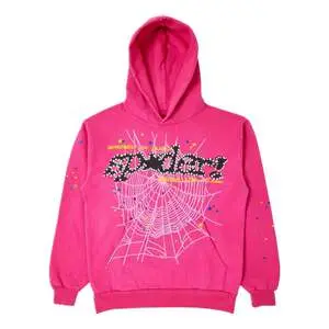 SP5DER P*nk V2 Hoodie - Pink/white