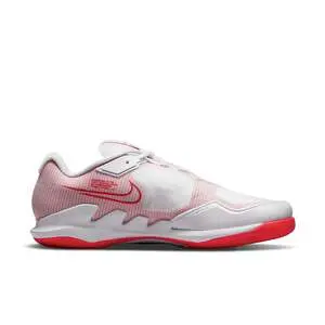 Nike Court Air Zoom Vapor Pro Tennis Shoes - White/red