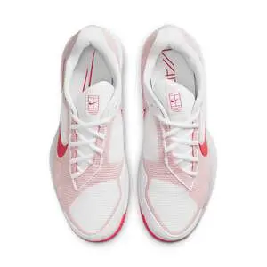 Nike Court Air Zoom Vapor Pro Tennis Shoes - White/red
