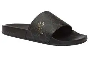 Gucci Gg Supreme Slide With Tiger Motif