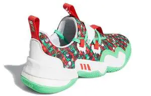 Adidas Trae Young 1 'christmas' Low Top Sneakers - Green/red