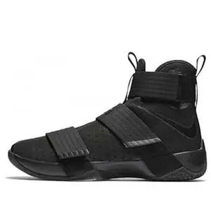 Nike Lebron Soldier 10 High Top Sneakers - Black