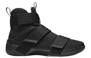 Nike Lebron Soldier 10 High Top Sneakers - Black