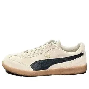 PUMA Puma Liga Suede Leather FS Low Top Sneakers Beige/black/gold