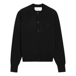 AMI Paris AMI De Heart Cardigan Black