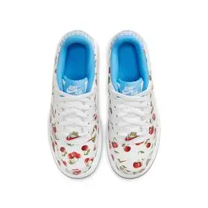 Nike Force 1 Low "cherry" Sneakers - White