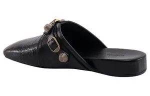 Balenciaga Cagole Mules - Black