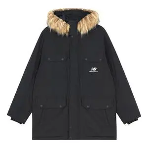 NEW BALANCE Down Parka - Blue/brown