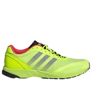 Adidas Adizero Adios Athletic Sneakers - Lucid Lemon/core Black/bright Red