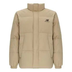 NEW BALANCE Logo Down Jacket - Beige