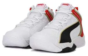 PUMA Rebound Future Evo Mid-top Sneakers - White/black/red
