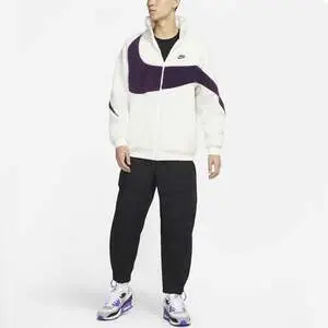 Nike Lamb Velvet Jacket With Large Swoosh Logo