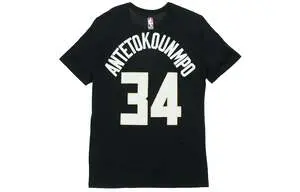 Nike Milwaukee Bucks Giannis Antetokounmpo T-shirt - Black