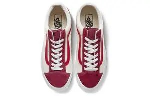 VANS Style 36 Retro Sport Low Top Sneakers - Red/white