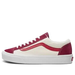 VANS Style 36 Retro Sport Low Top Sneakers - Red/white