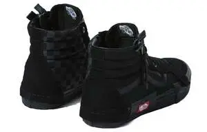 VANS Sk8-hi Cap Lx Reissue Checkerboard High-top Sneakers - Black