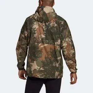 Adidas Originals Half-zip Hooded Pullover Jacket