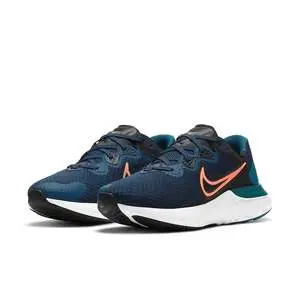 Nike Renew Run 2 Athletic Sneakers - Blue/orange/black