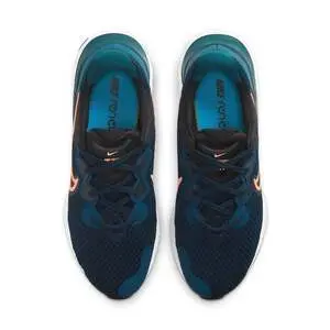 Nike Renew Run 2 Athletic Sneakers - Blue/orange/black