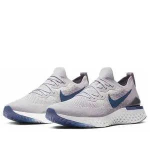 Nike Epic React Flyknit 2 Athletic Shoes - Grey/blue