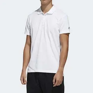 Adidas M Mh Bsc Polo Solid Color Casual Sports Short Sleeve Polo Shirt Asia Edition