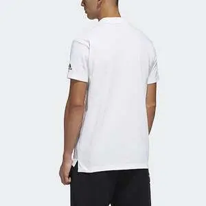 Adidas M Mh Bsc Polo Solid Color Casual Sports Short Sleeve Polo Shirt Asia Edition