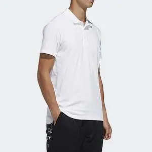 Adidas M Mh Bsc Polo Solid Color Casual Sports Short Sleeve Polo Shirt Asia Edition