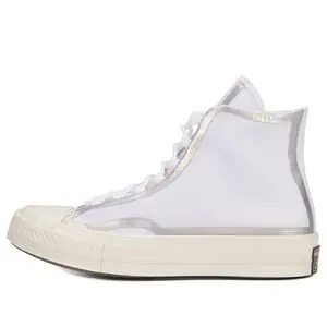 CONVERSE Chuck 70 Hi Metallic Tape Seam Sneakers - Black/brown