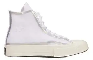 CONVERSE Chuck 70 Hi Metallic Tape Seam Sneakers - Black/brown