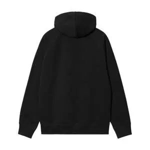 Carhartt Work In Progress Chase Fleece Hood Sweatshirt - Black
