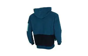 PUMA Retro Block Colorblock Hooded Sherpa Cardigan - Blue