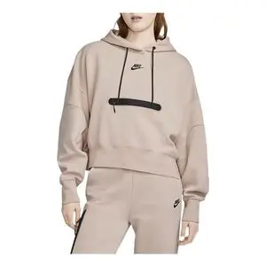 Nike Tech Fleece Pullover Hoodie - Light Brown