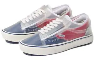 VANS Comfycush Slip-skool Sneakers - Red/blue