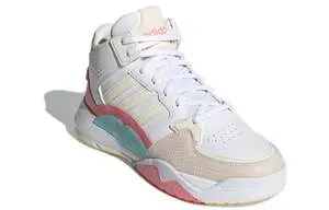 Adidas Neo 5th Quarter High Top Sneakers - White/cream/pink