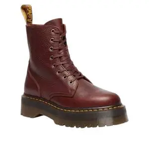 Dr. Martens Jadon Soft Ambassador Platform Combat Boots - Cashew