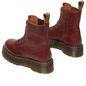 Dr. Martens Jadon Soft Ambassador Platform Combat Boots - Cashew