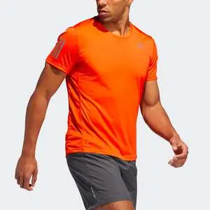Adidas Own The Run Short Sleeve Training T-shirt - Orange