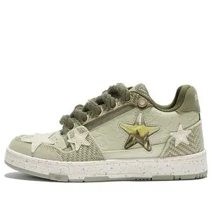 KAALIXTO X Beaster Skateboarding Low Top Sneakers - Green