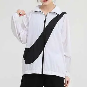 Nike Large Swoosh Zipper Windbreaker